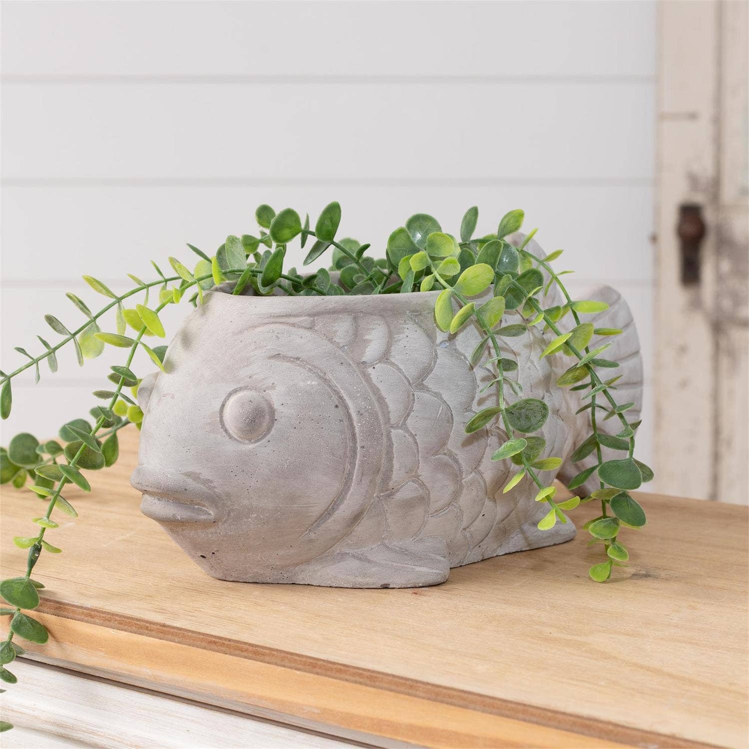 Fish Shaped Planter | Gnometown Grounds